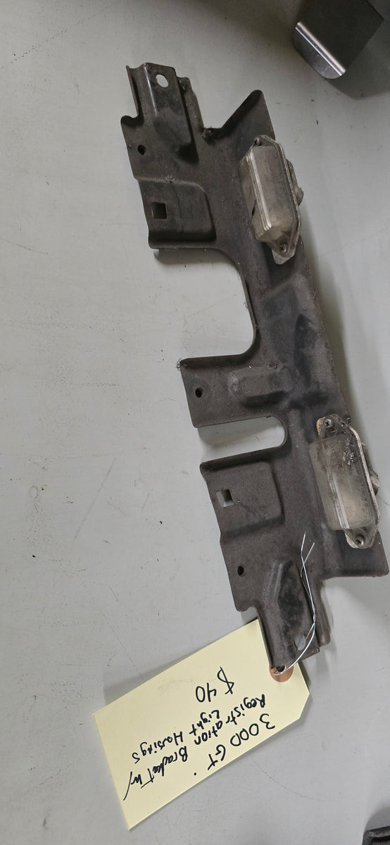 3000gt registration bracket license plate bracket – Boosted Fabrication
